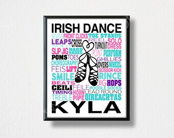 Irish Dance Poster - Etsy