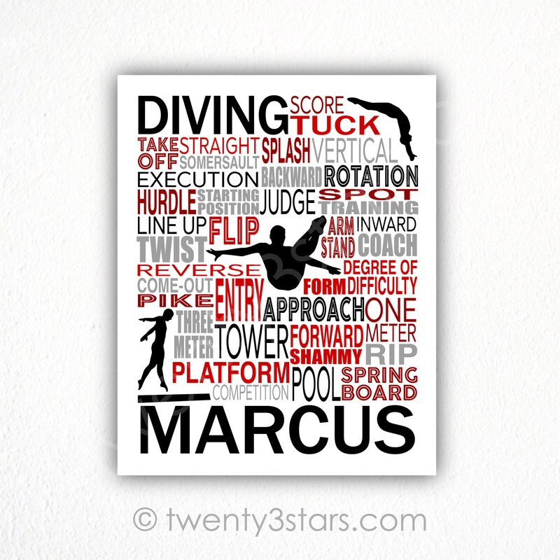 Swim and Dive Team - Etsy