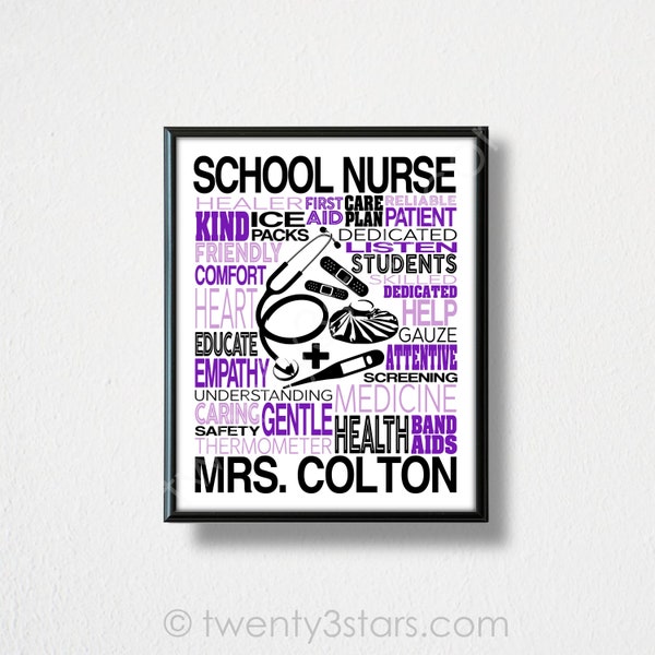 School Nurse Posters - Etsy