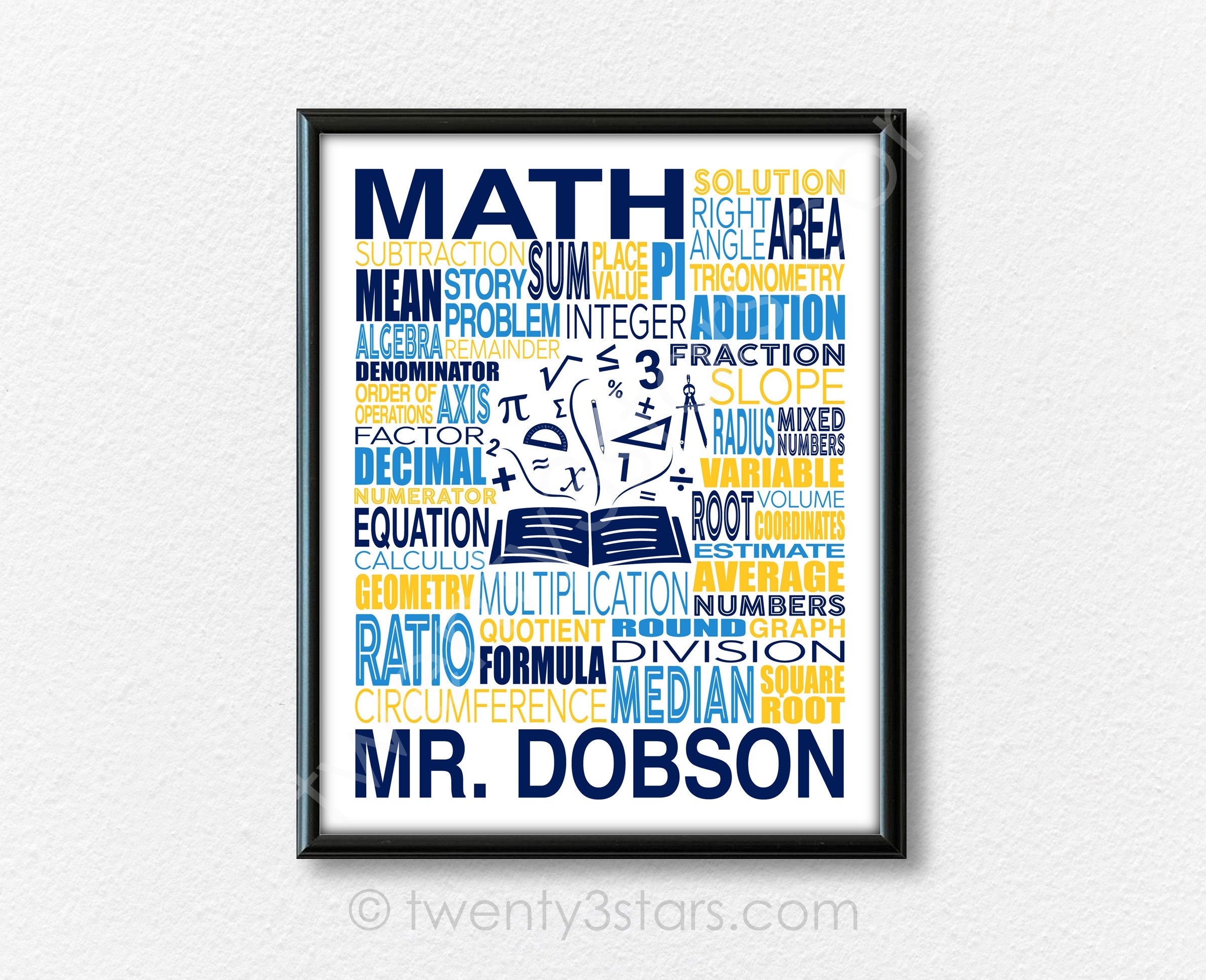 Math Word Art