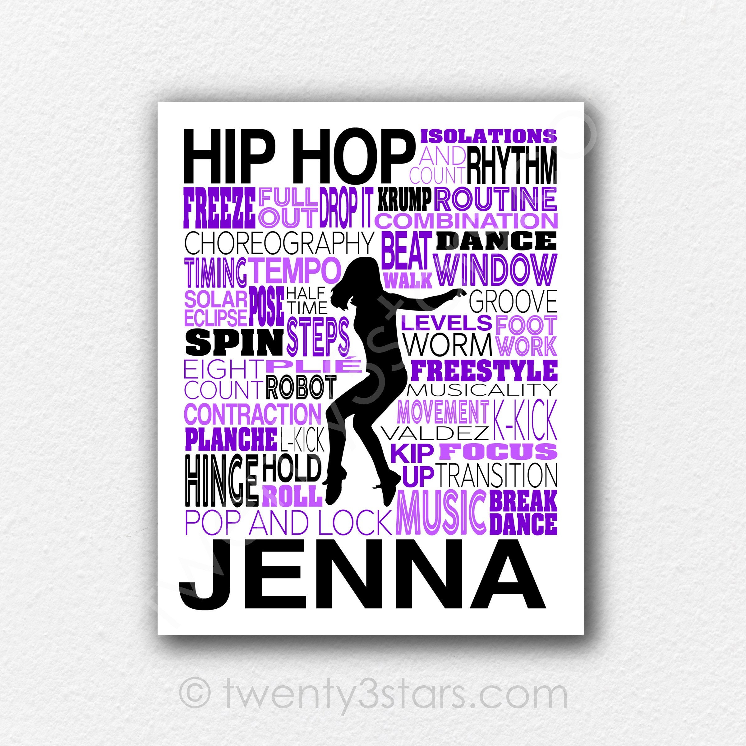 Hip Hop Dance Phrases