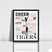 Cheerleading Stunt Team Art, Cheer Typography Poster, Personalized ...