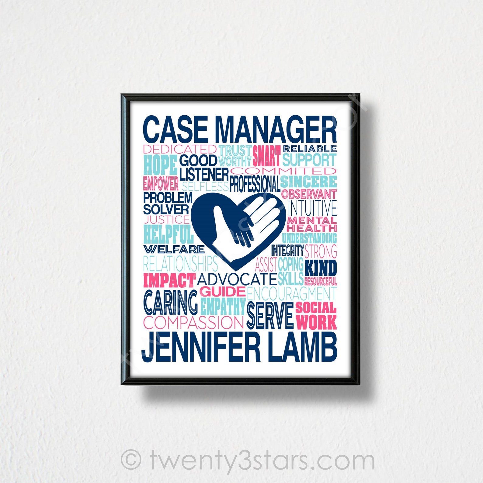 Case Manager Poster Social Worker Gift Gift for LCSW - Etsy