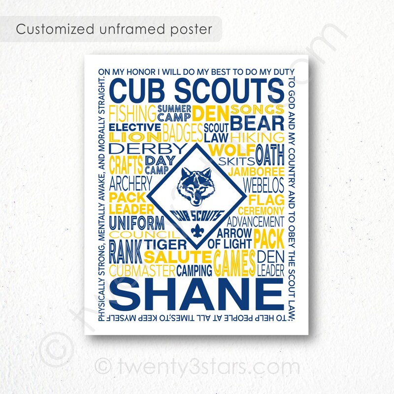 Cub Scouts - Etsy