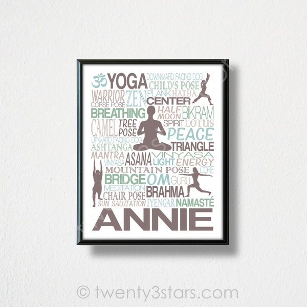 Namaste Typography - Etsy