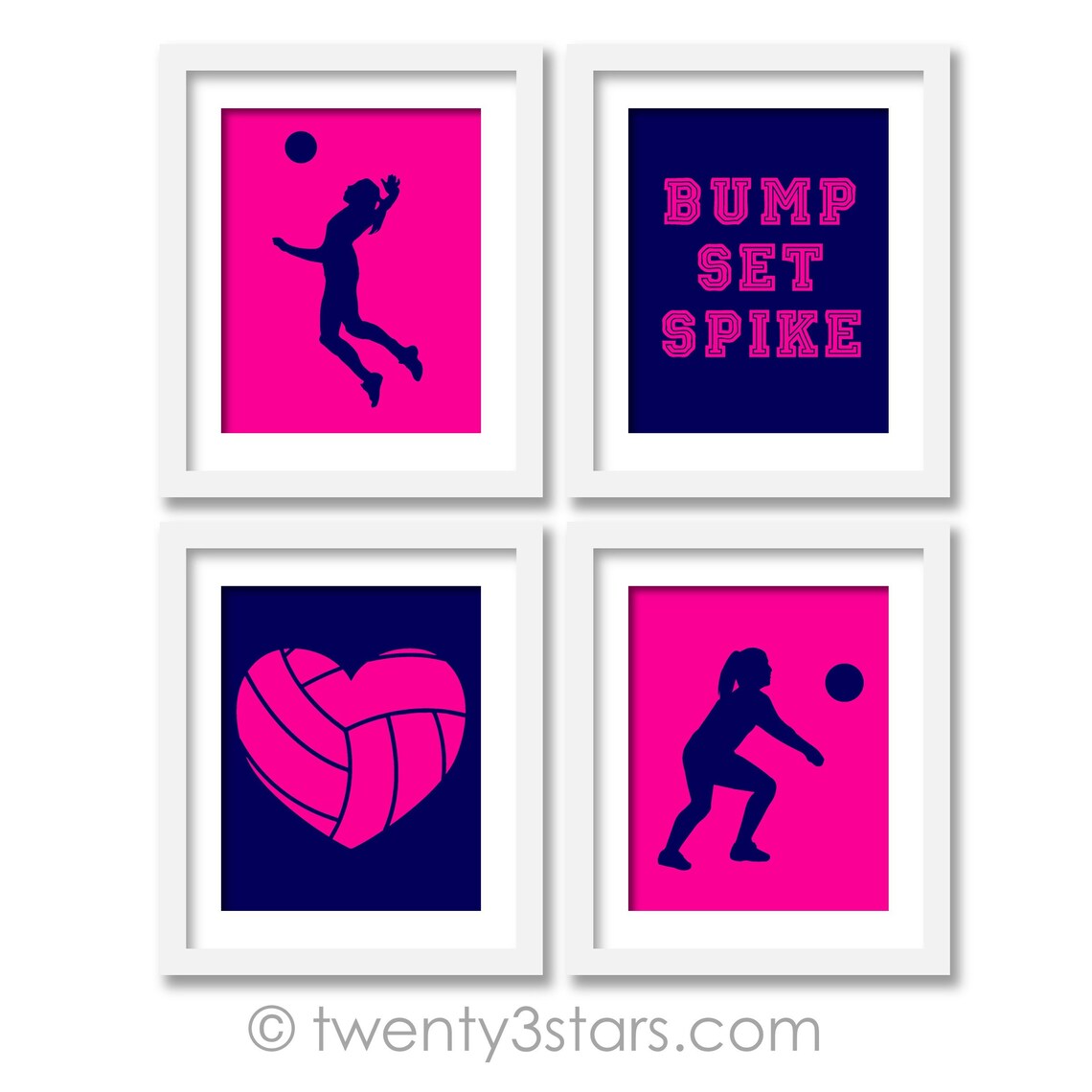 Volleyball Art Prints Volleyball Poster Art Volleyball | Etsy