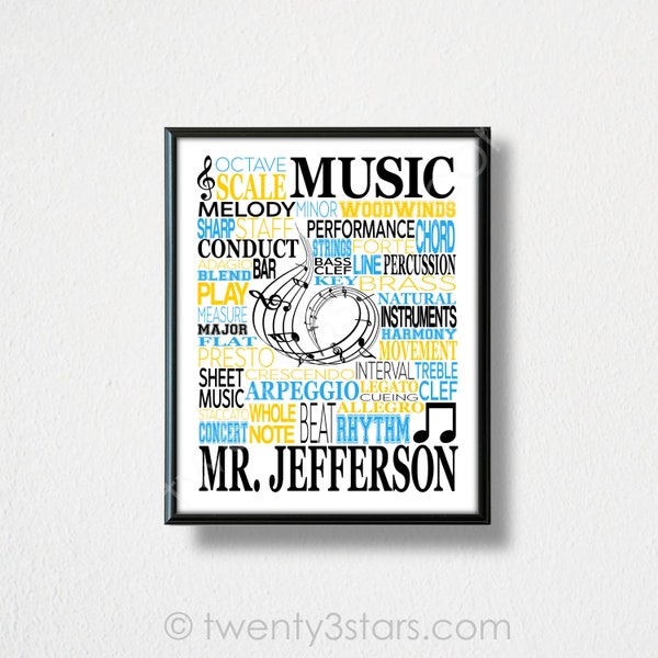 Music Word Art - Etsy