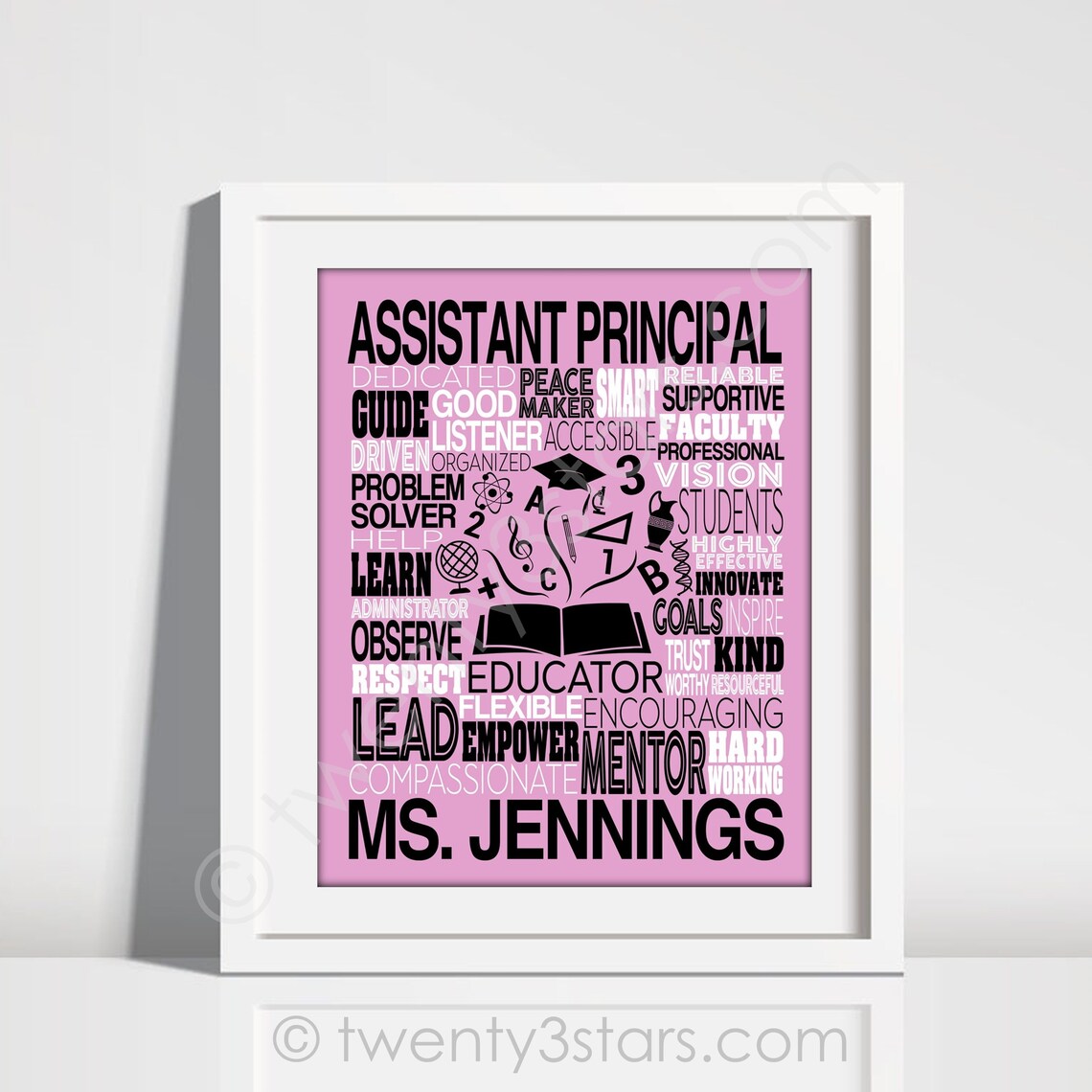 Personalized Principal Poster Educator Gift Gift for School - Etsy