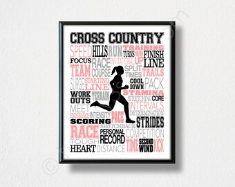 Running Girl Poster - Etsy