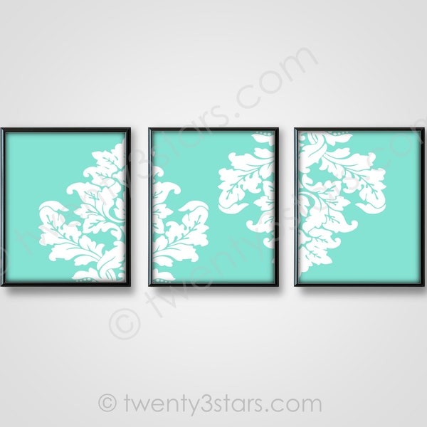 Damask Wall Art - Etsy