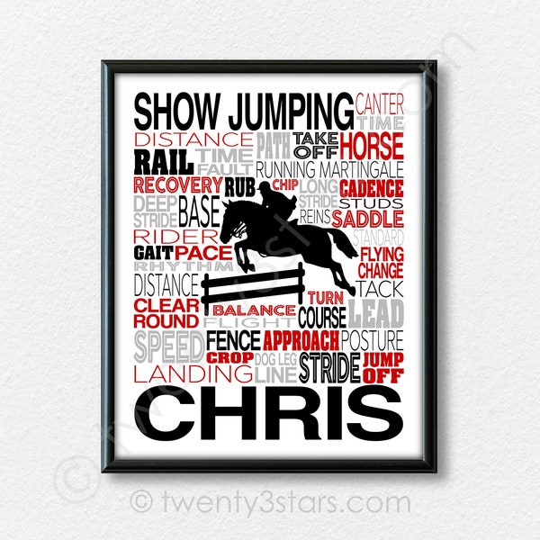 Show Jumping - Etsy