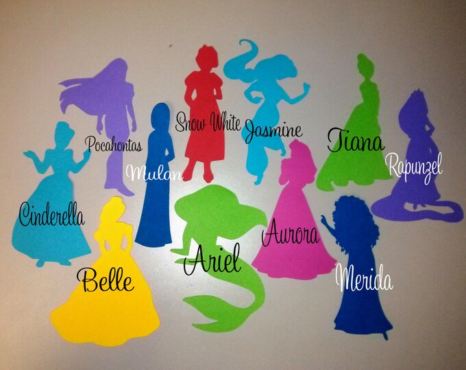 11 Extra Large Die Cut Disney Princesses Choose Your - Etsy