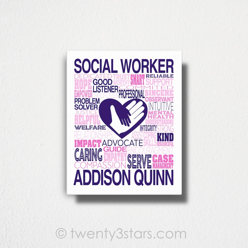 Case Manager Poster Social Worker Gift Gift for LCSW - Etsy