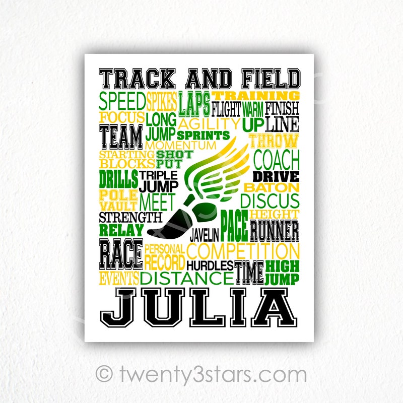 Track and Field - Etsy