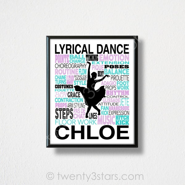 Lyrical Poster - Etsy