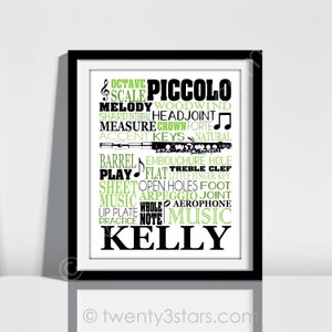 Saxophone Typography Poster Gift for Saxophone Player - Etsy