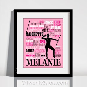 Custom Majorette Poster Gift Formajorette Drum Major Gift - Etsy
