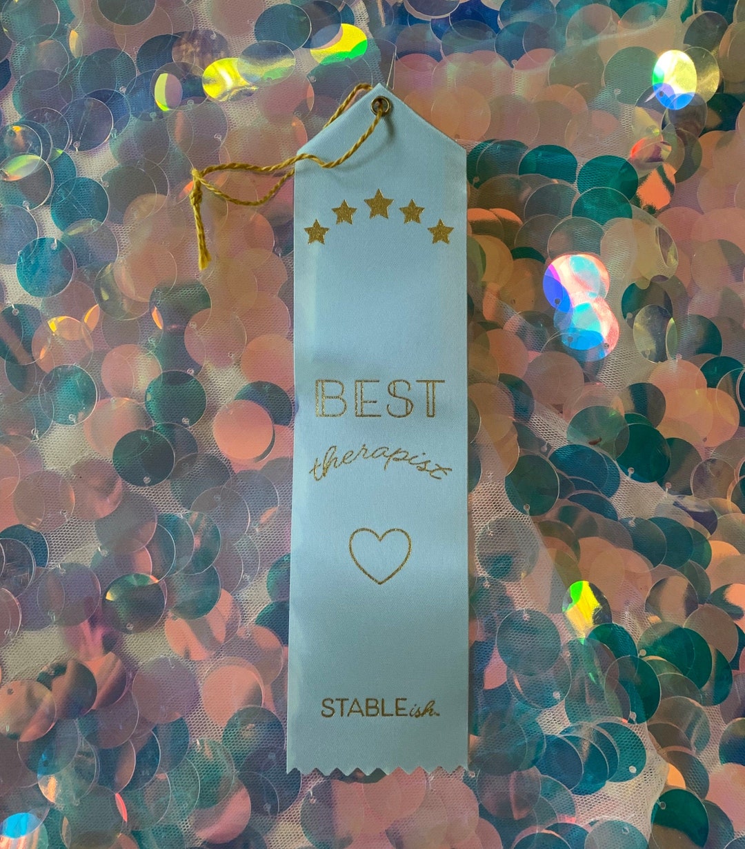 Best Therapist Award Ribbonbook Mark Greeting Card - Etsy