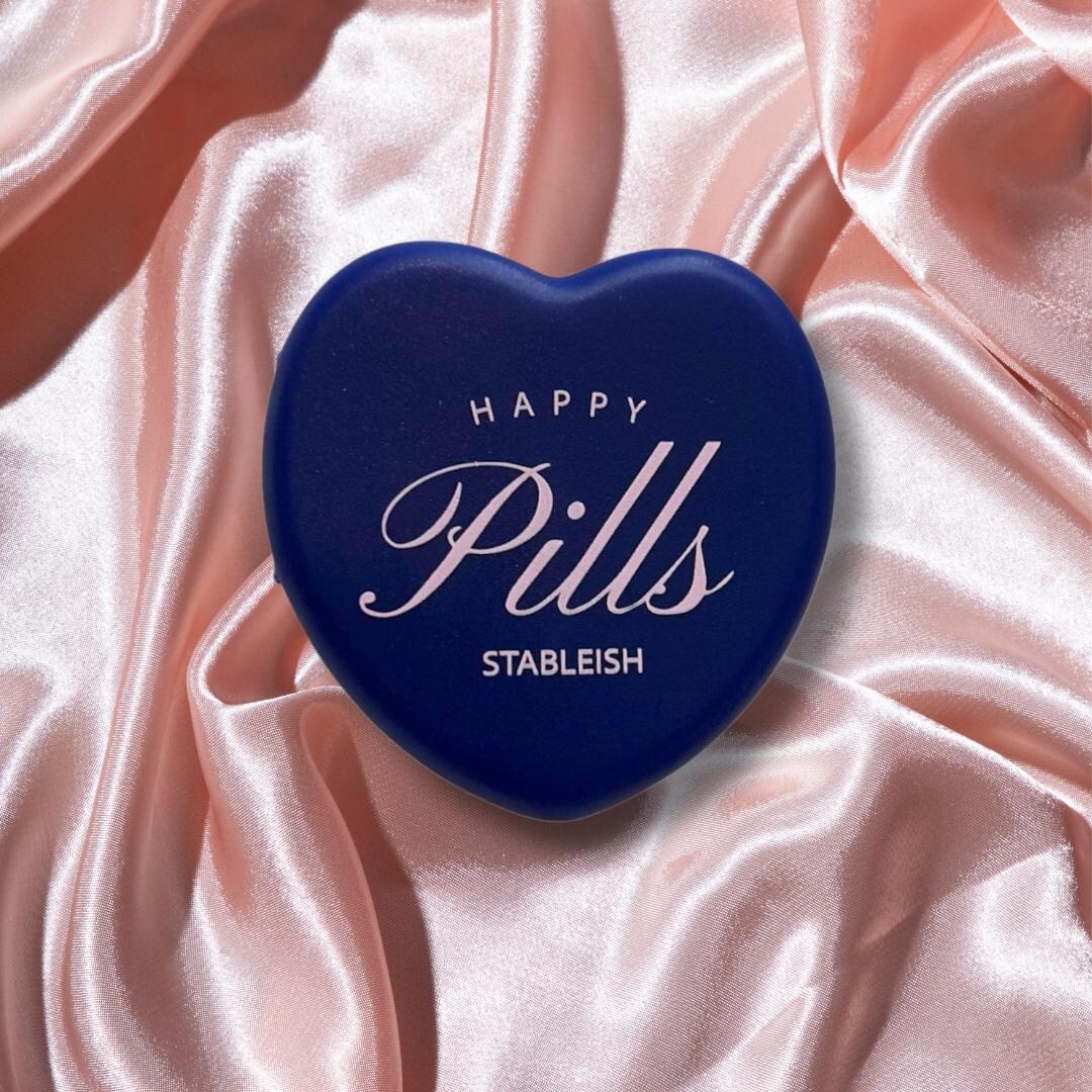 Self Care Cute Blue Heart Pill Box Mental Health Depression Anxiety - Etsy