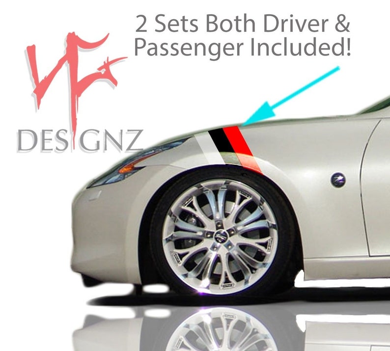 Fender Hash for Nissan 350z 370z 370GT Skyline Nismo Style 3 Racing ...