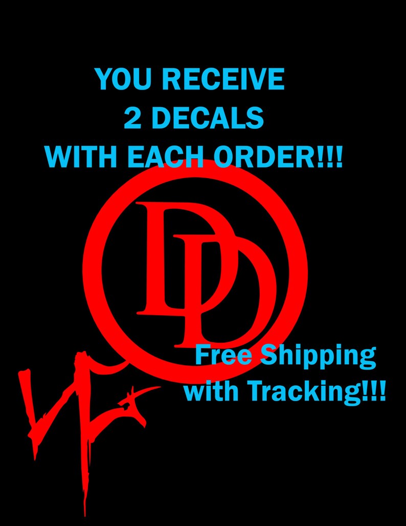 Marvel Legends Daredevil Logo Vinyl Decal Sticker Car Laptop Tablet ...