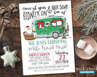 Redneck invitation | Etsy