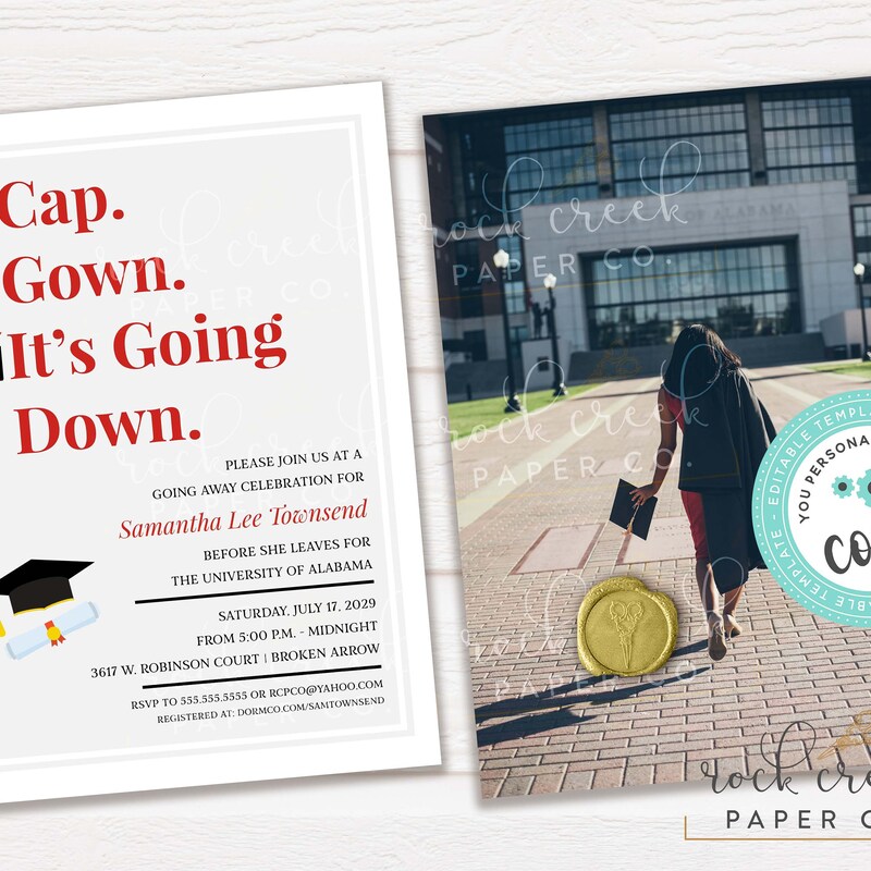 College Send Off - Etsy