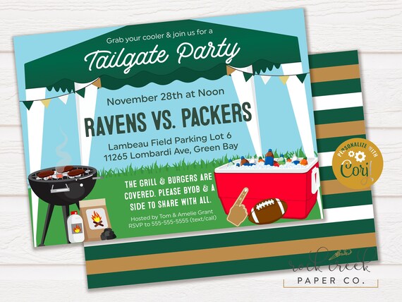 Tailgate Party Invitation