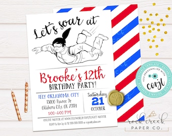 Glamping Unicorn Birthday Invitation Unicorn Bonfire - Etsy