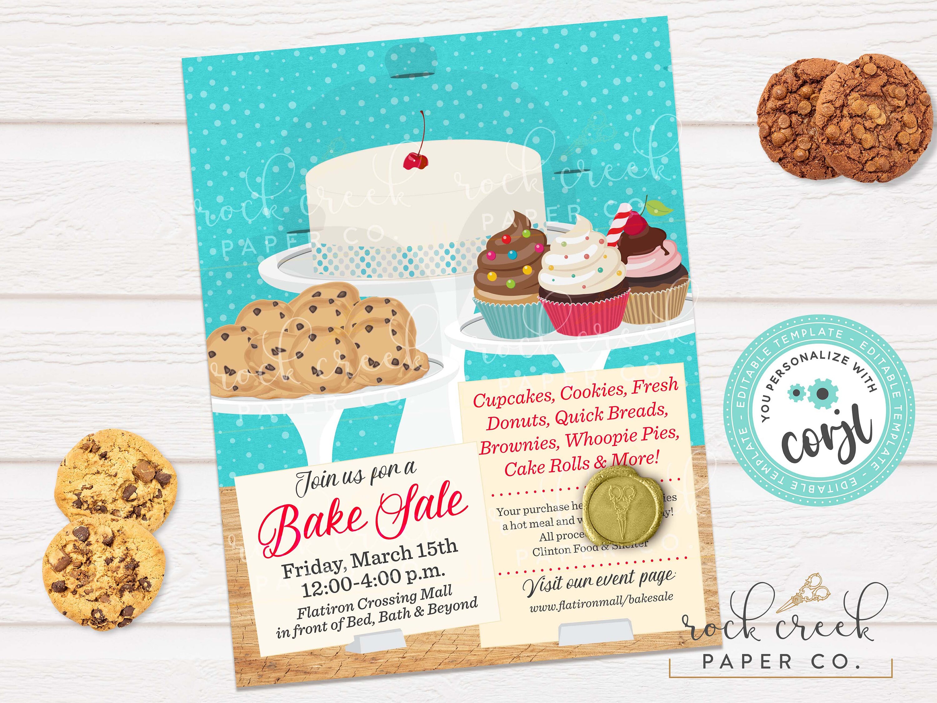 Church Bake Sale Flyer