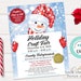 Snowman Craft Fair Flyer, Christmas Craft Fair Flyer, Christmas Bazaar ...