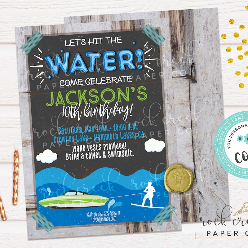 Ski Invitations - Etsy