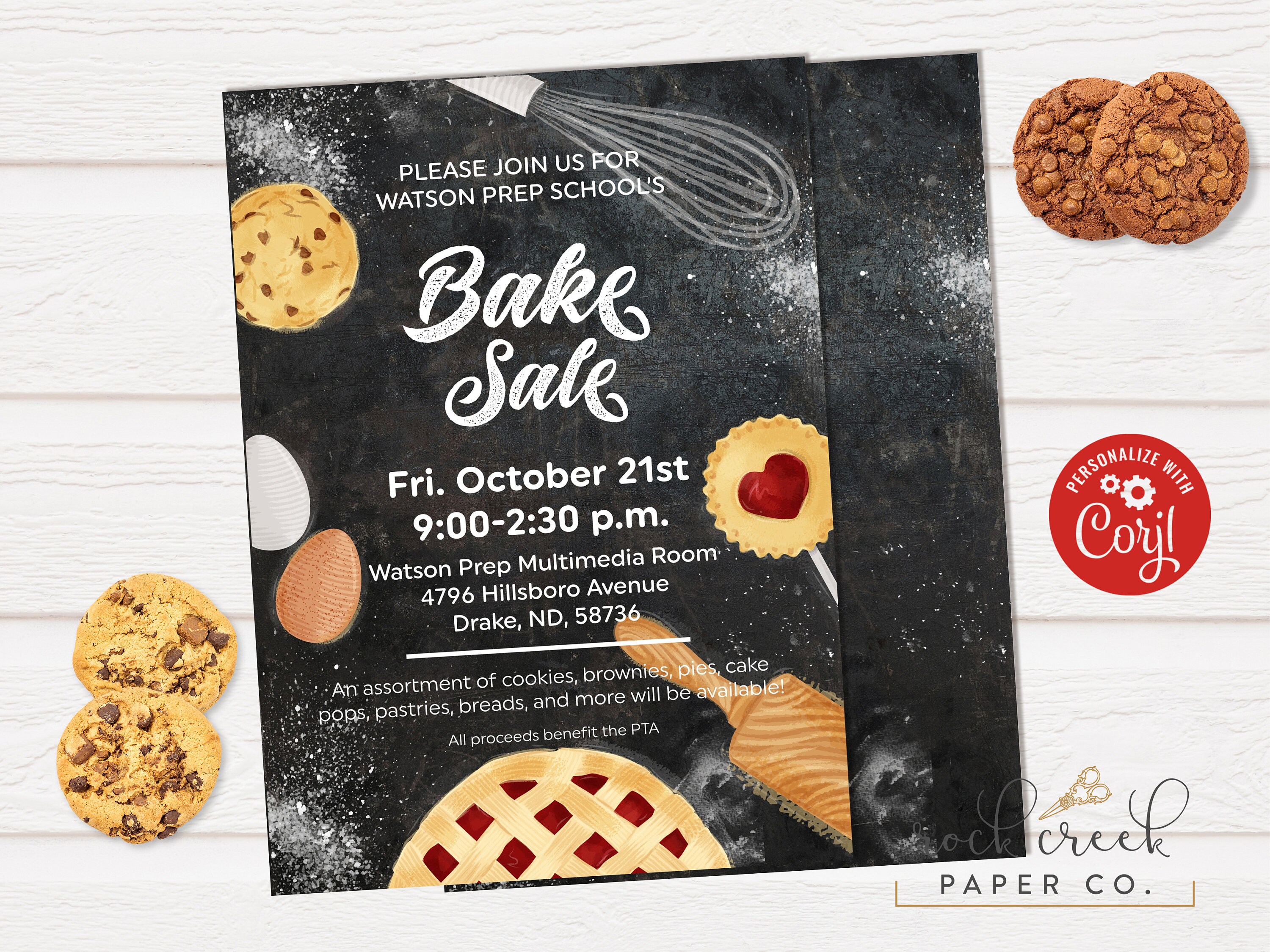 Church Bake Sale Flyer