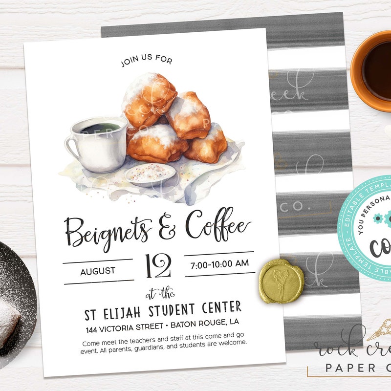 Coffee Invitation - Etsy