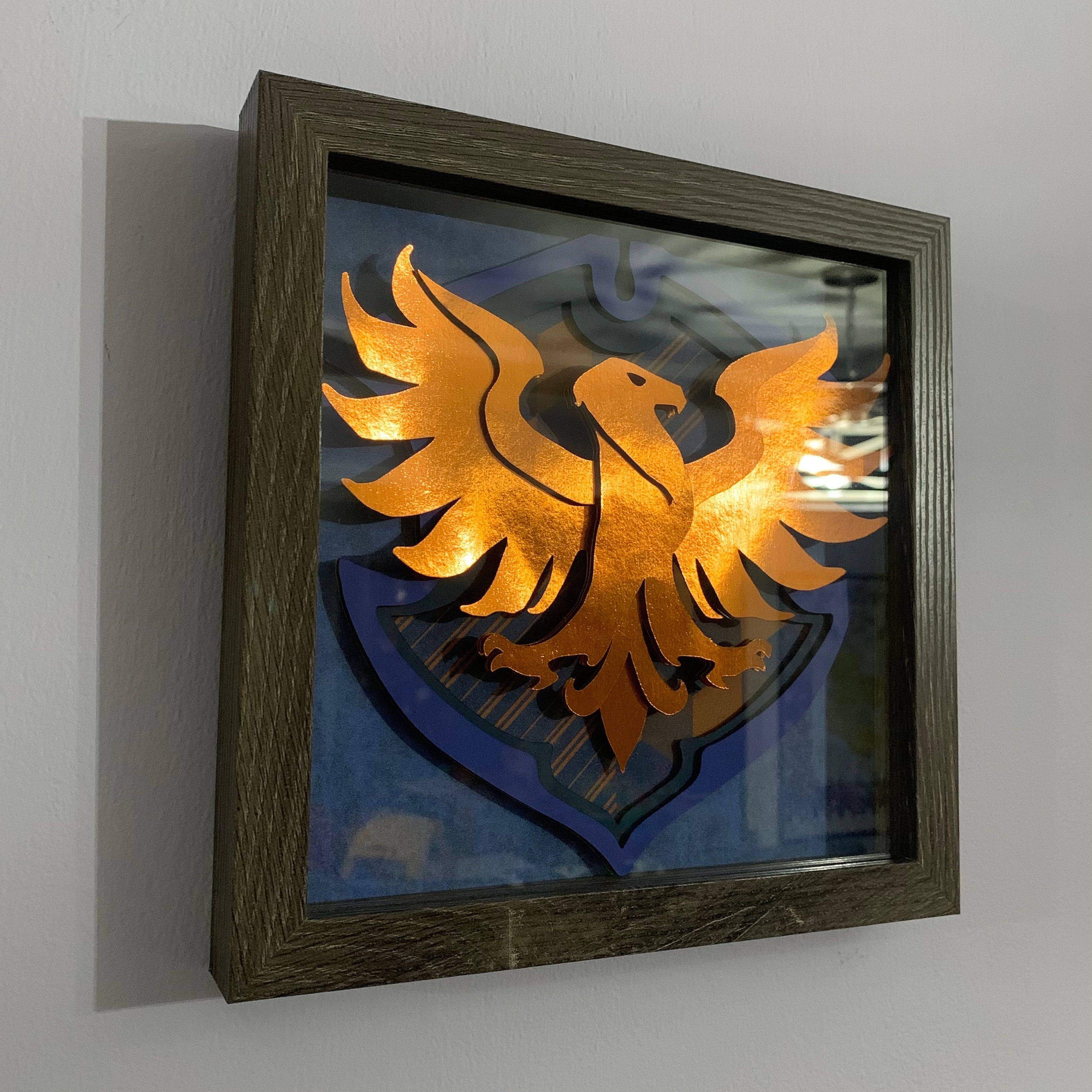 Ravenclaw Shadow Box, Made to Order, Geek/nerd Home Decor - Etsy