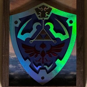 Link’s Shield Shadow Box, Made to Order, Geek/nerd Home Decor - Etsy