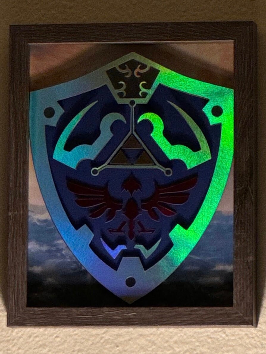 Link’s Shield Shadow Box, Made to Order, Geek/nerd Home Decor - Etsy