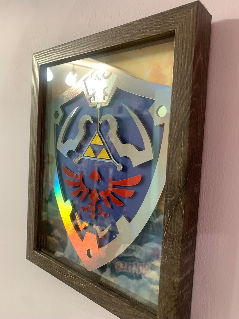 Link’s Shield Shadow Box, Made to Order, Geek/nerd Home Decor - Etsy