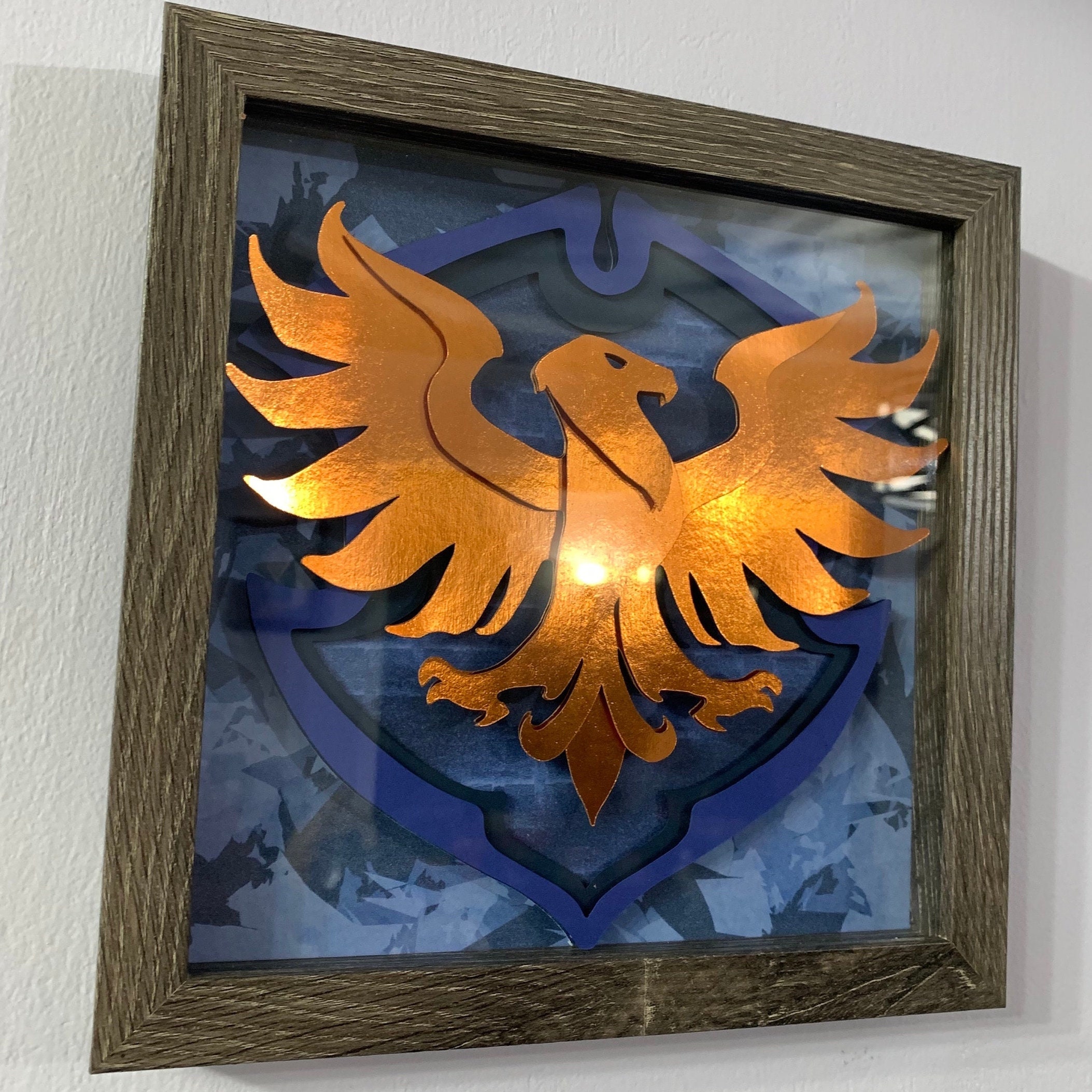 Ravenclaw Shadow Box, Made to Order, Geek/nerd Home Decor - Etsy