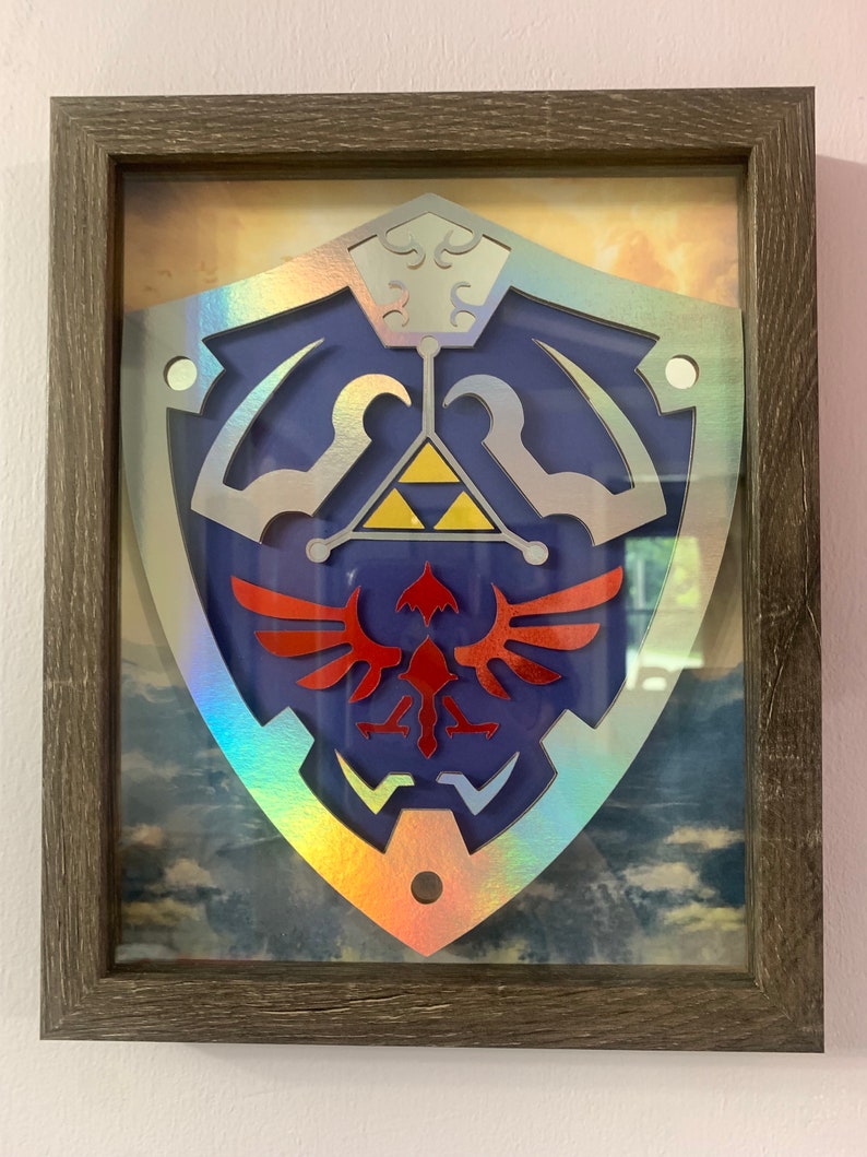 Link’s Shield Shadow Box, Made to Order, Geek/nerd Home Decor - Etsy