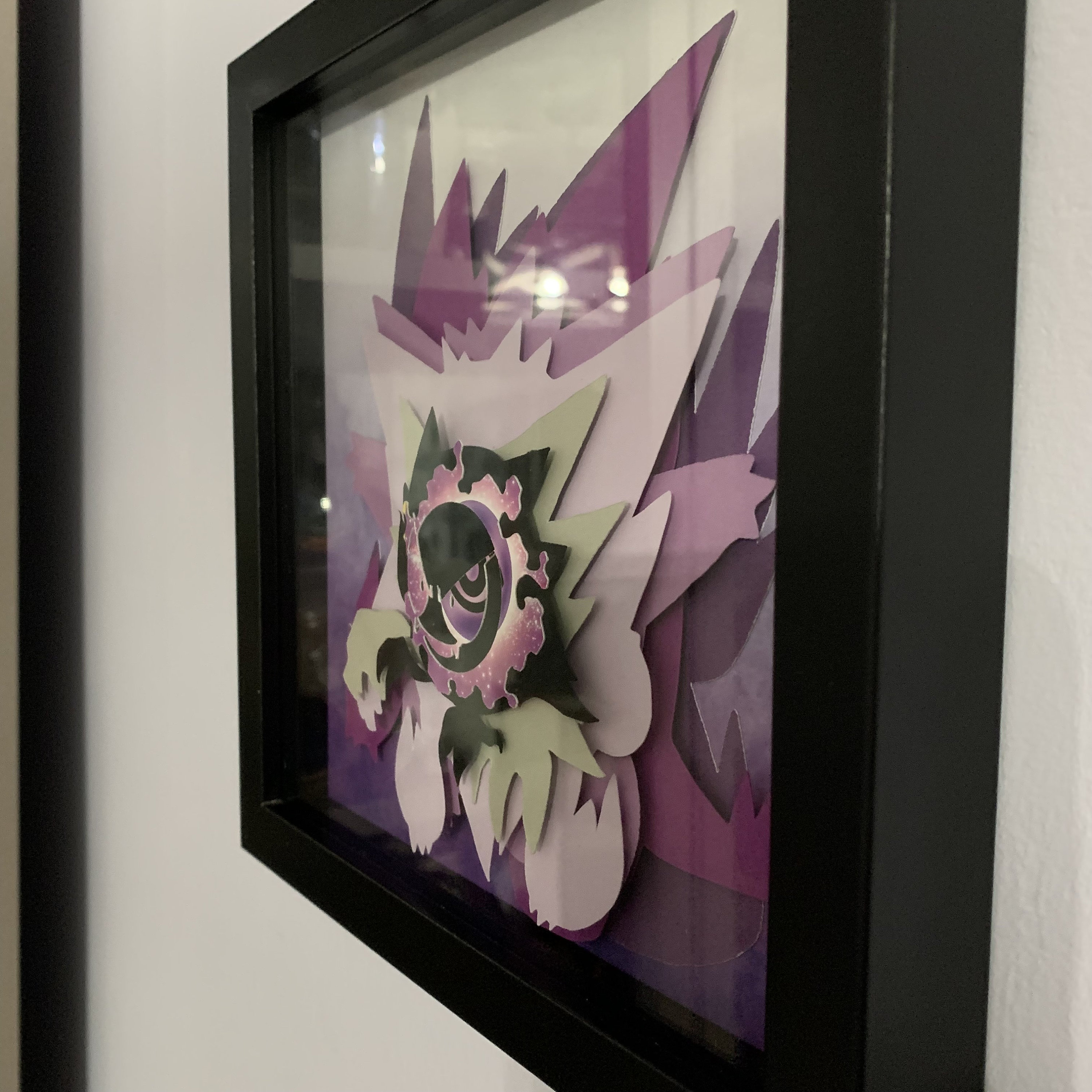 Gengar Evolution Shadow Box, Made to Order, Geek/nerd Home Decor - Etsy