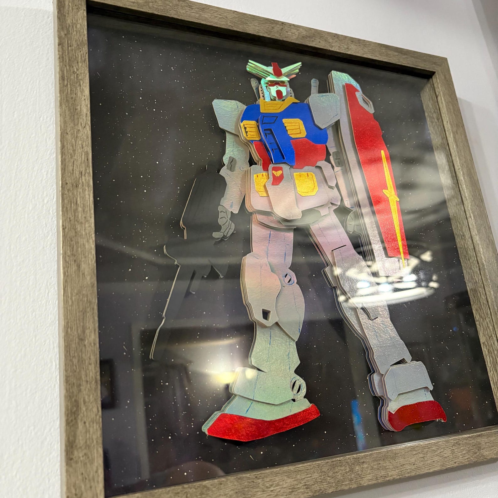 Gundam Shadow Box, Made to Order, Literary/musical Home Decor - Etsy
