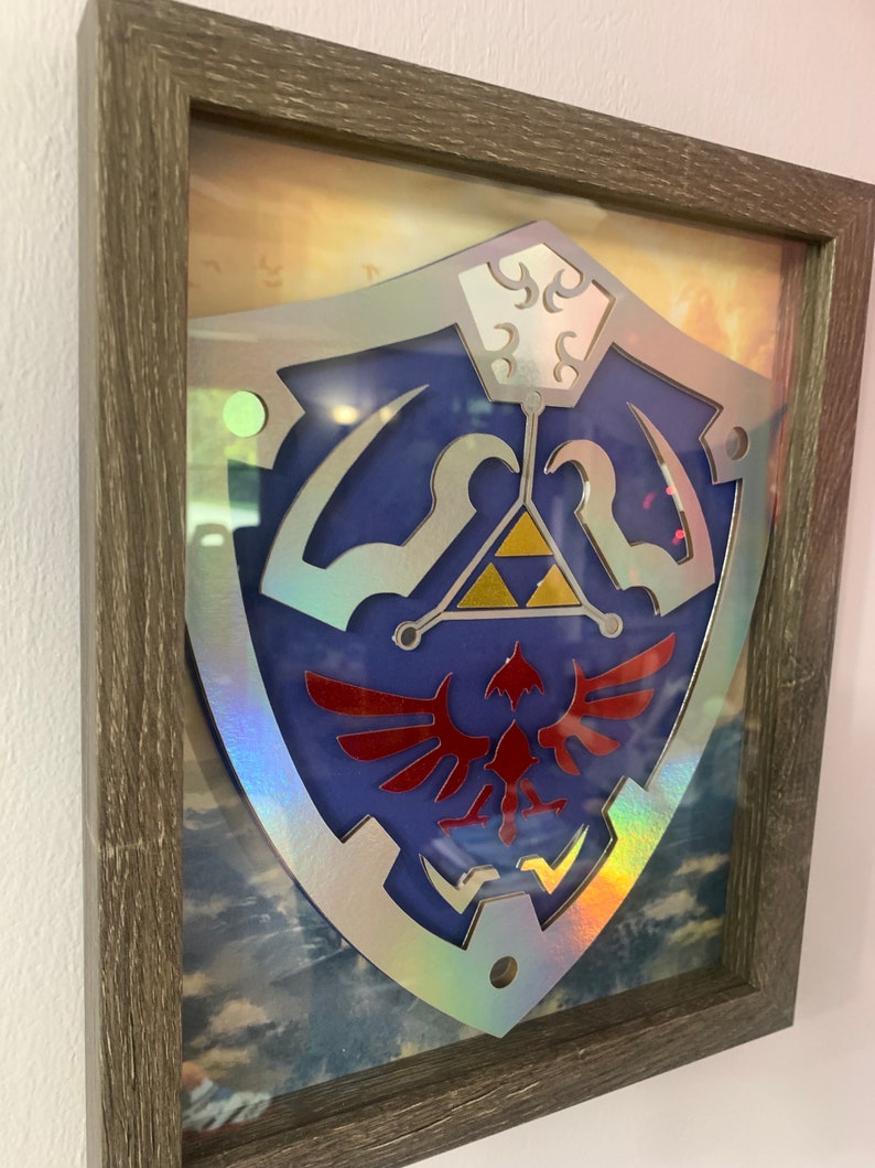 Link’s Shield Shadow Box, Made to Order, Geek/nerd Home Decor - Etsy