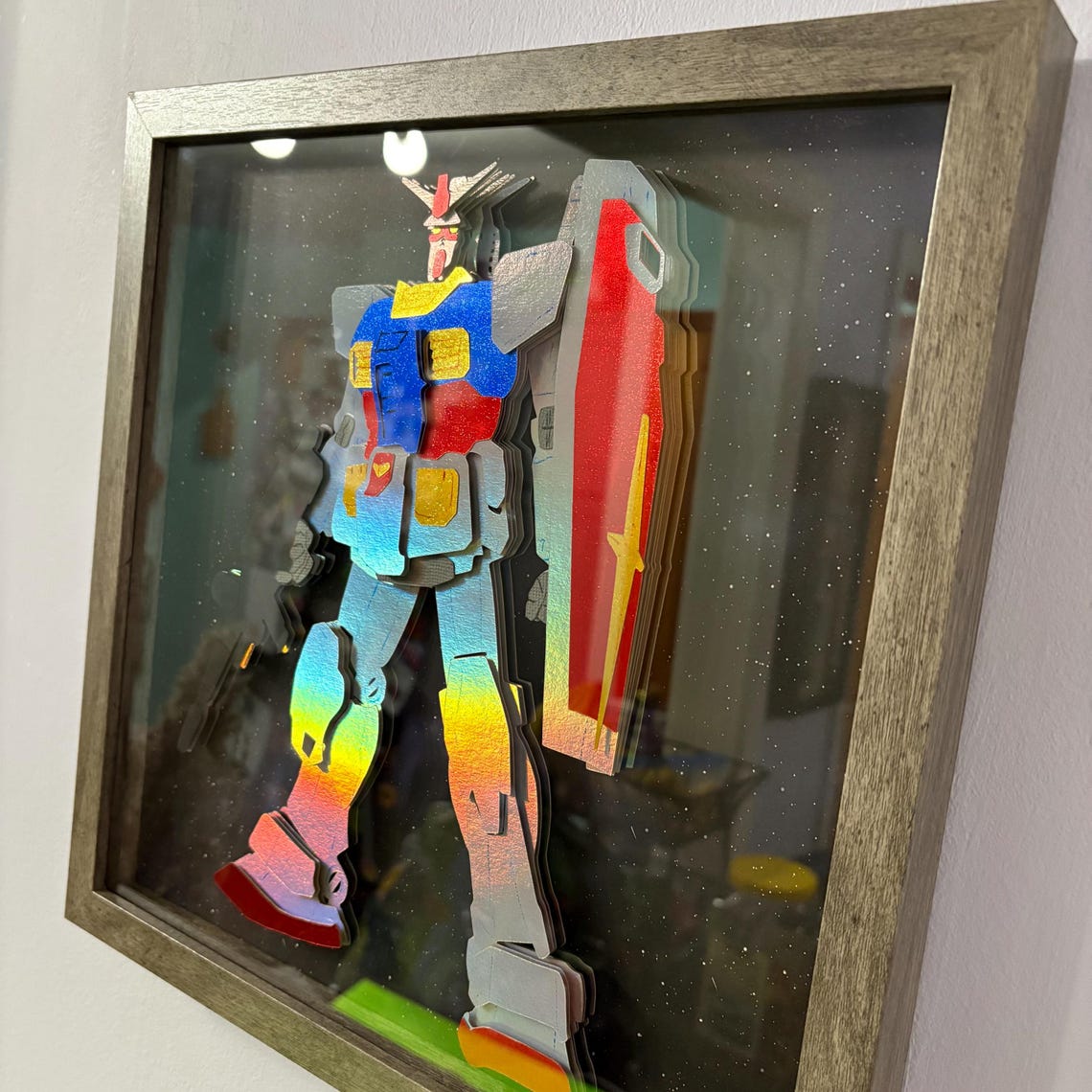 Gundam Shadow Box, Made to Order, Literary/musical Home Decor - Etsy