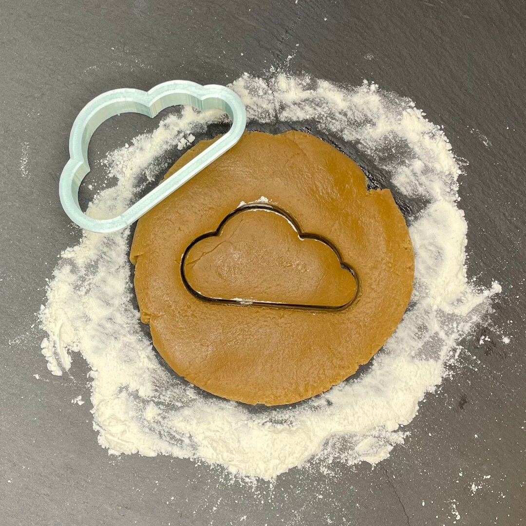 Cartoon Cloud Cookie Cutter: Baby Shower Fondant Cutter - Etsy
