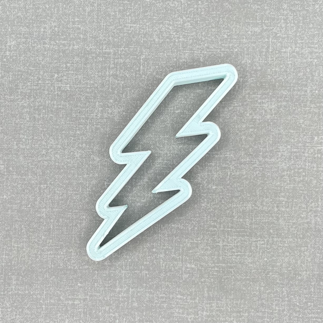 Lightning Bolt Cookie Cutter STL File: 3D Print Template - Etsy