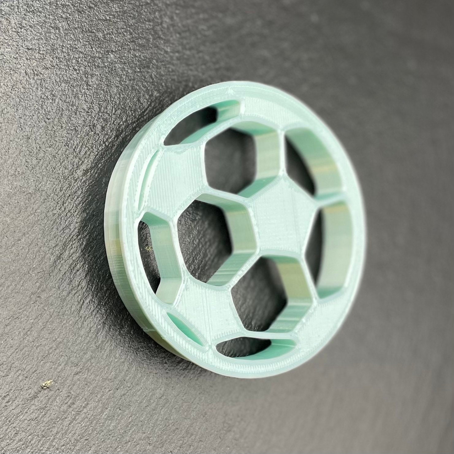 3D STL Print File Soccer Ball Imprint Cookie Cutterfondant - Etsy