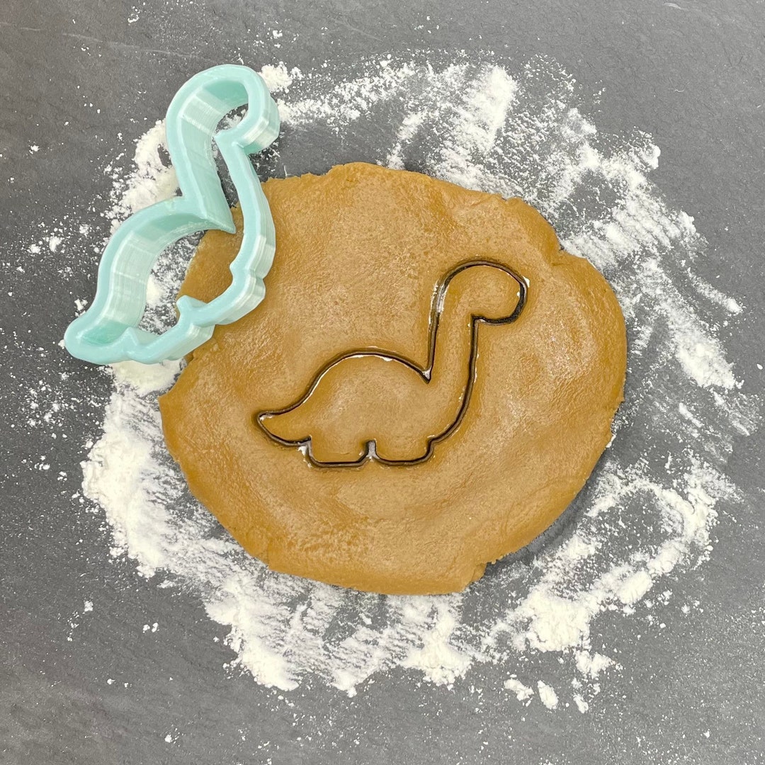 Baby Dino Brontosaurus Cookie Cutter: 3D Printed Dinosaur - Etsy