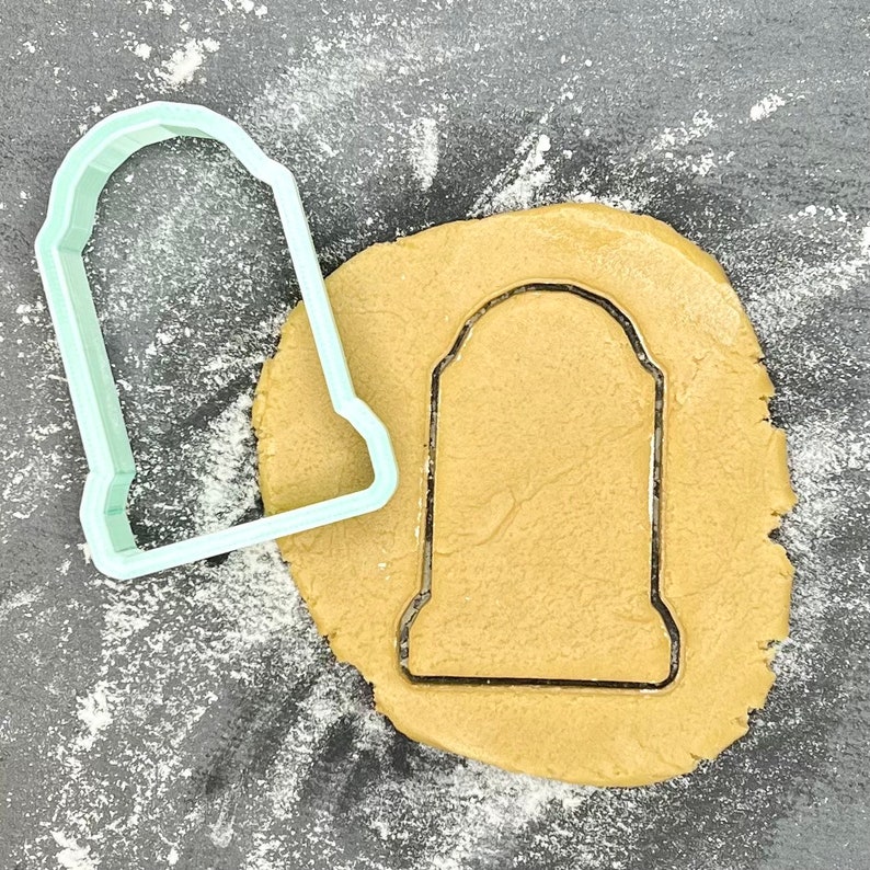 Tombstone Cookie Cutter: 3D Printed Halloween Graveyard Fondant Cutter ...
