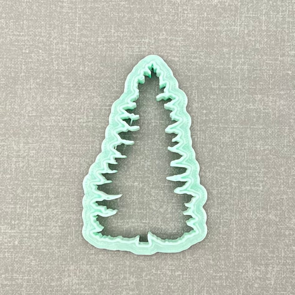 3D STL Print File Pine Tree Outline Cookie Cutter / Fondant | Etsy